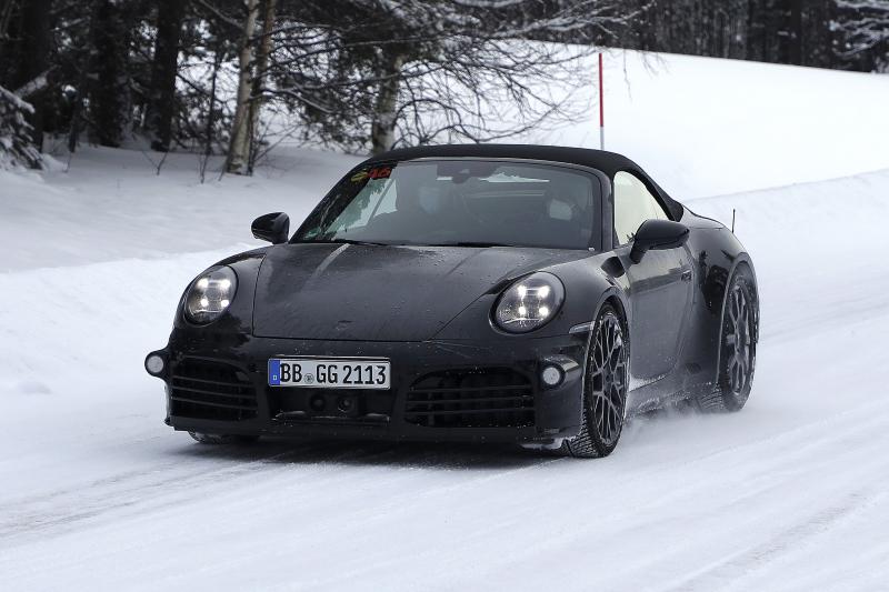 Album photo - Porsche 911 Cabriolet | Les spyshots de la décapotable ...