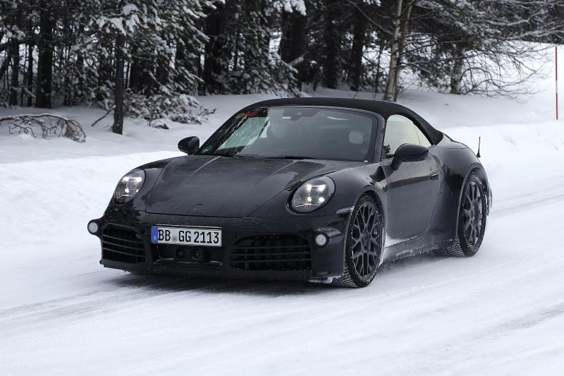 Album photo - Porsche 911 Cabriolet | Les spyshots de la décapotable ...