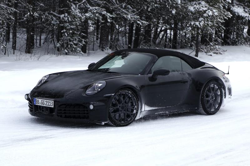 Album photo - Porsche 911 Cabriolet | Les spyshots de la décapotable ...