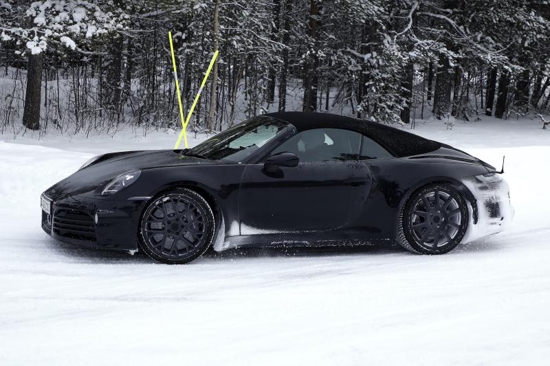 Album photo - Porsche 911 Cabriolet | Les spyshots de la décapotable ...