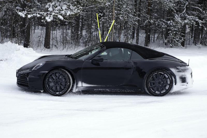 Album photo - Porsche 911 Cabriolet | Les spyshots de la décapotable ...