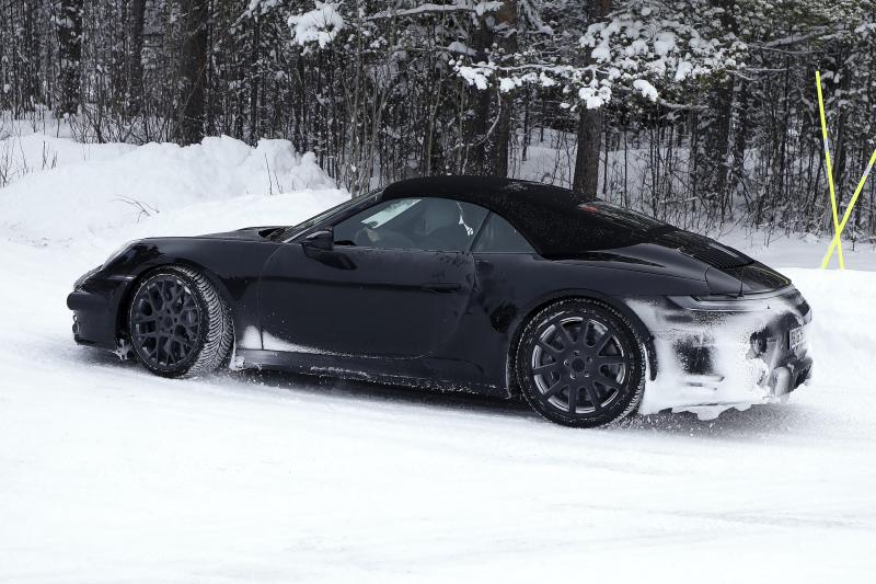 Album photo - Porsche 911 Cabriolet | Les spyshots de la décapotable ...