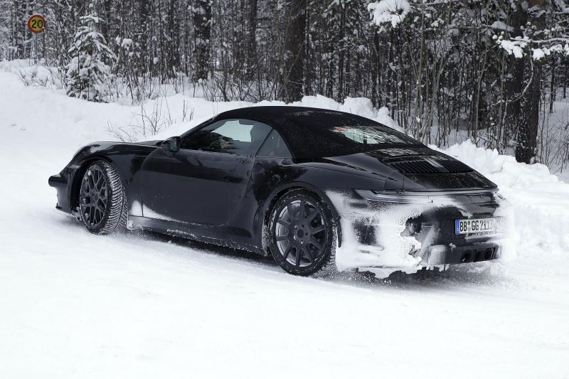 Album photo - Porsche 911 Cabriolet | Les spyshots de la décapotable ...