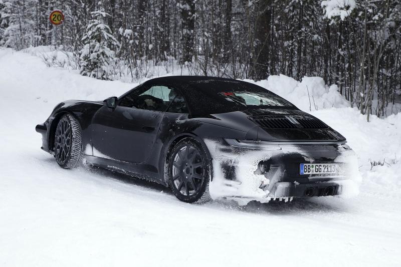 Album photo - Porsche 911 Cabriolet | Les spyshots de la décapotable ...