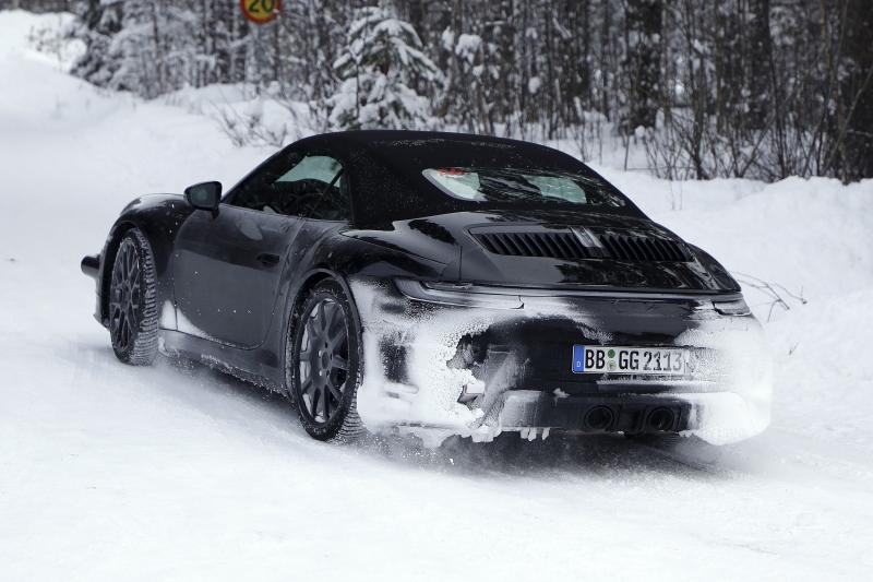 Album photo - Porsche 911 Cabriolet | Les spyshots de la décapotable ...