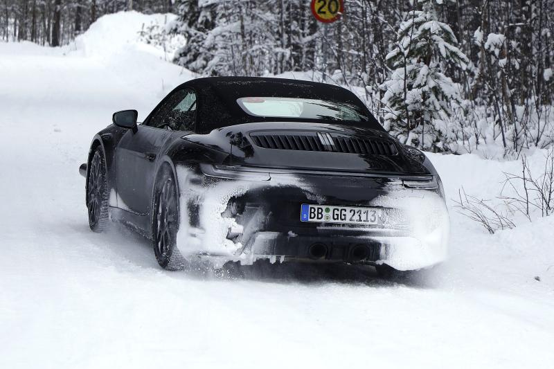 Album photo - Porsche 911 Cabriolet | Les spyshots de la décapotable ...