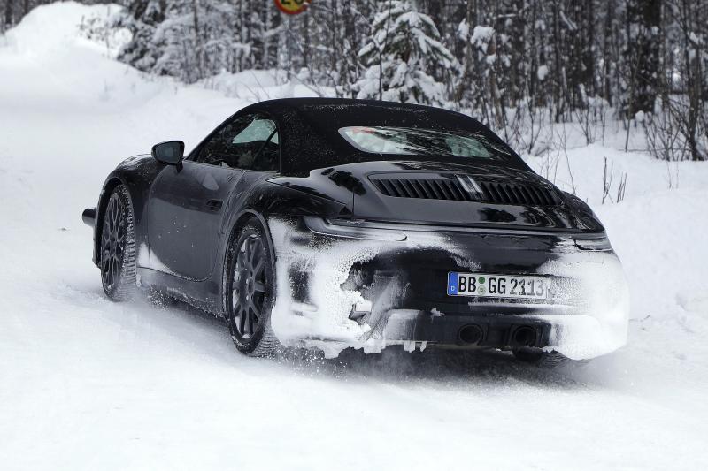 Album photo - Porsche 911 Cabriolet | Les spyshots de la décapotable ...