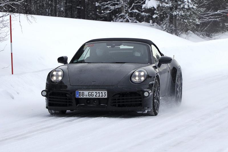 Album photo - Porsche 911 Cabriolet | Les spyshots de la décapotable ...