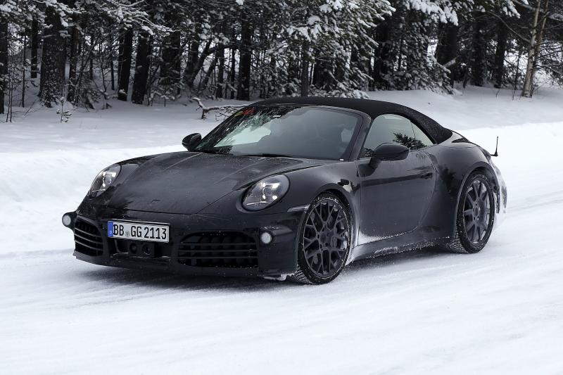 Album photo - Porsche 911 Cabriolet | Les spyshots de la décapotable ...