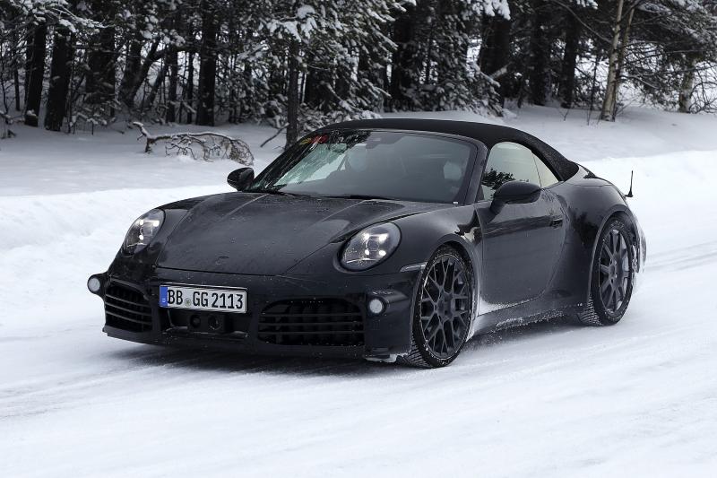 Album photo - Porsche 911 Cabriolet | Les spyshots de la décapotable ...
