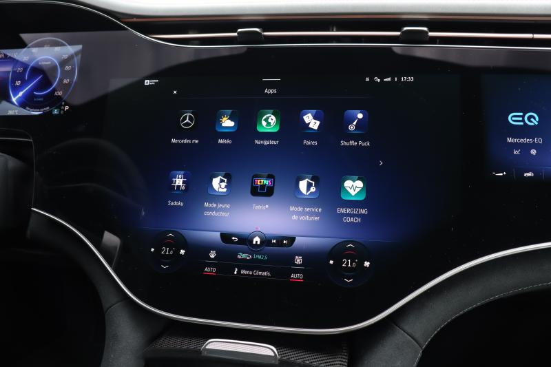 Diaporama - Le système multimédia Hyperscreen de la Mercedes-Benz EQS ...