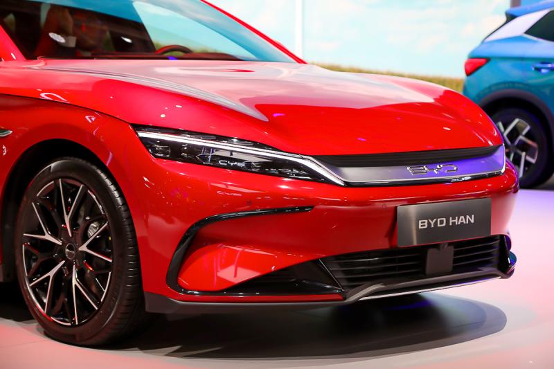 Album photo - BYD Han | Nos photos de la berline électrique au Mondial ...