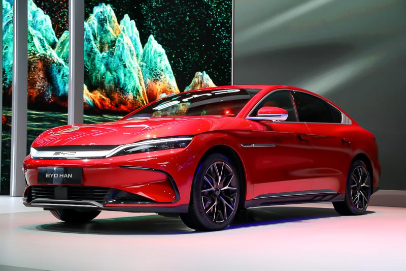 Album photo - BYD Han | Nos photos de la berline électrique au Mondial ...