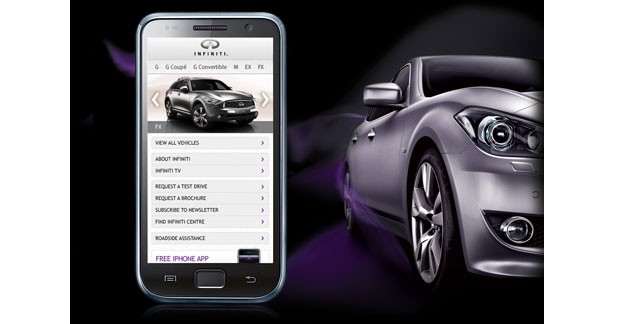 Tout l'univers d'Infiniti sur mobile