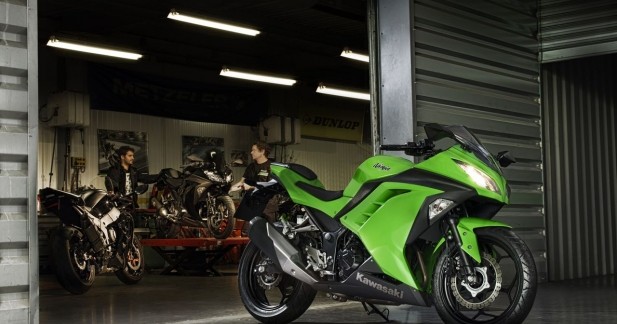 Nouvelle Kawasaki Ninja 300 R : graine de sportive