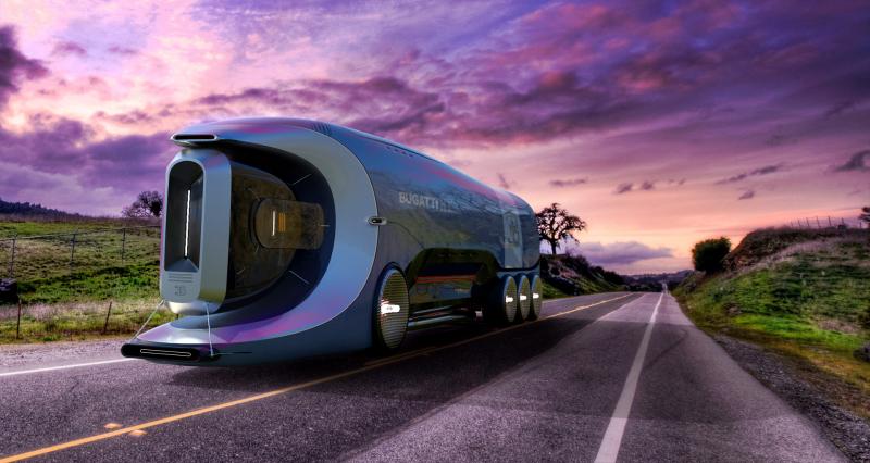 Album photo - Bugatti Hyper Truck | Les photos du camion futuriste 100% ...